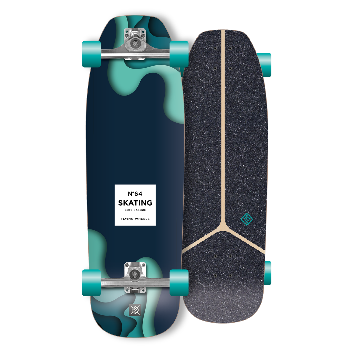 Deep 31 Surfskate by FLYING WHEELS - Classic Series – FLYING WHEELS ...